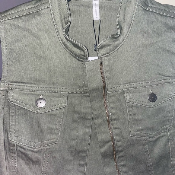BCBGeneration | Jackets & Coats | Nwt Bcbgeneration Green Army Denim ...